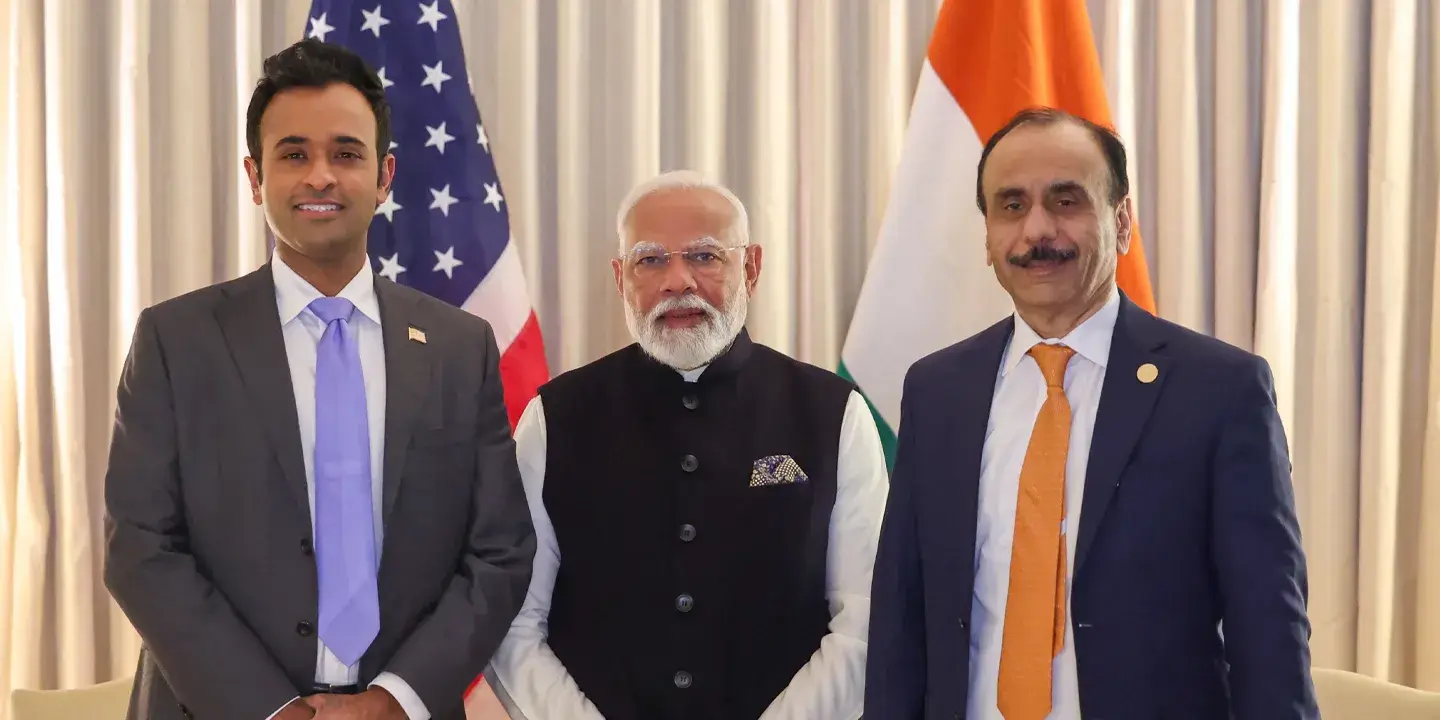 PM Modi meets Indian-origin entrepreneur Vivek Ramaswamy, discusses ...